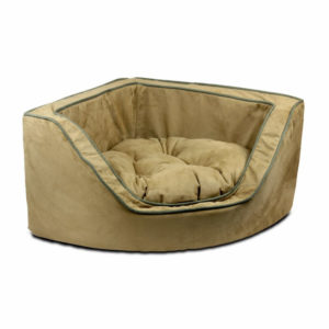Snoozer Luxury Overstuffed Corner Dog Bed | 28+ Colors