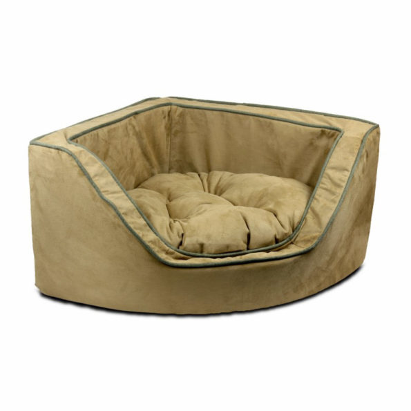 Snoozer Luxury Overstuffed Corner Dog Bed | 28+ Colors