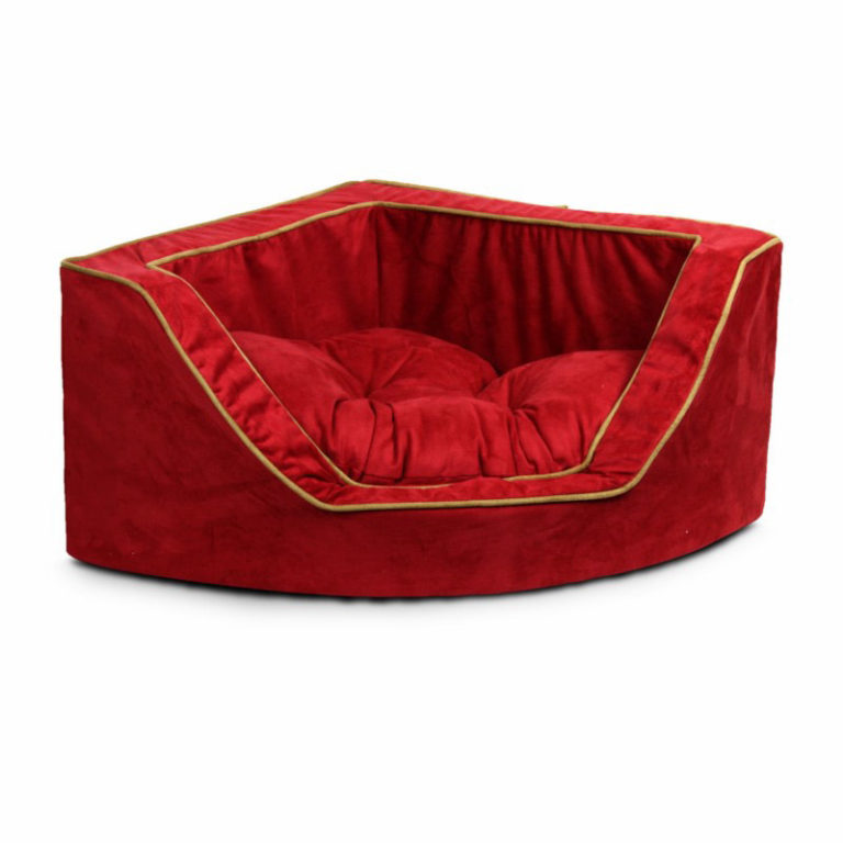 Snoozer Luxury Overstuffed Corner Dog Bed | 28+ Colors