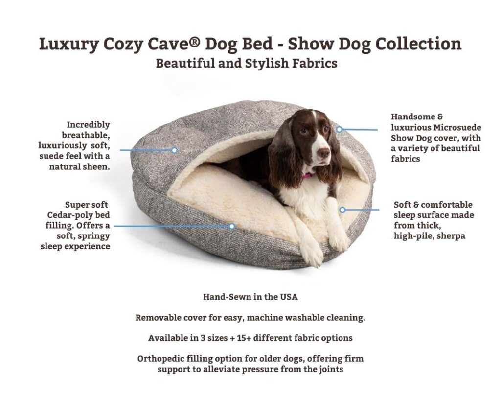 Luxury Cozy Cave® Show Dog Collection - Snoozer