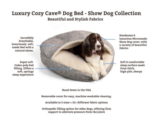 Luxury Cozy Cave® Show Dog Collection - Snoozer