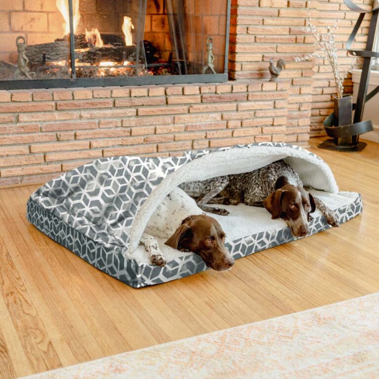 Forgiveness Cozy Cave® Rectangle Dog Bed | Wag | Snoozer Pets
